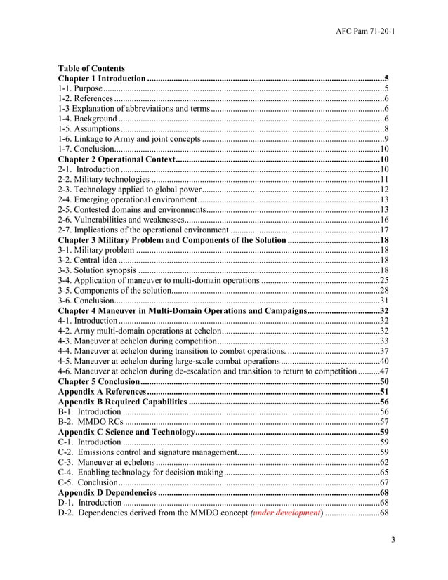 Army Futures Command Concept for Maneuver in Multi Domain Operations ...