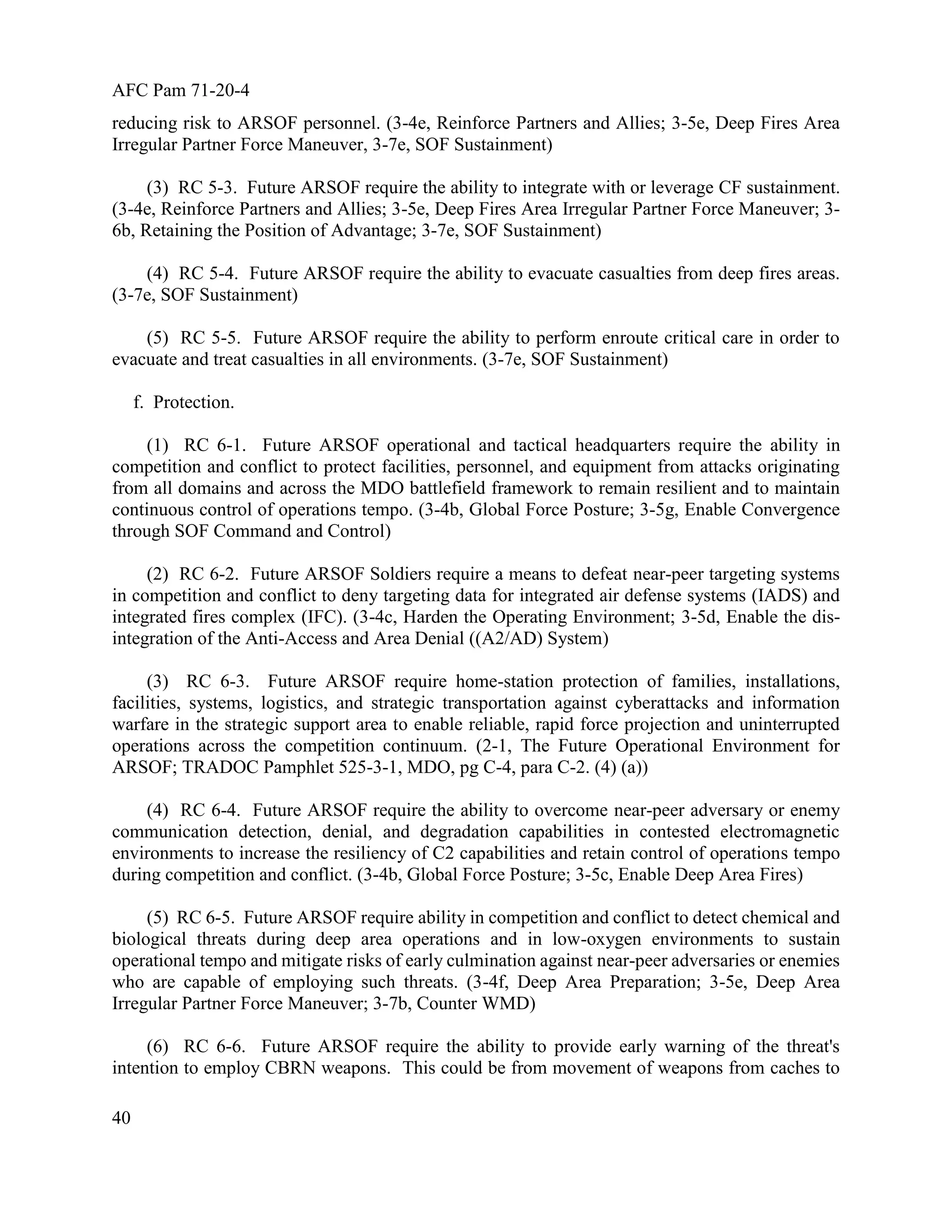 Army Futures Command Concept for Special Operations 2028 | PDF