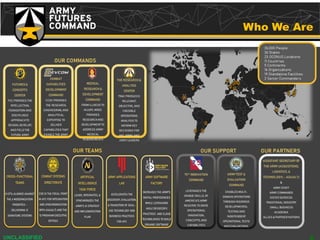 Army Futures Command Overview Aug 10, 2021 | PDF