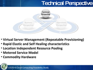 Army G6 Cloud Roadshow Brief | PPT