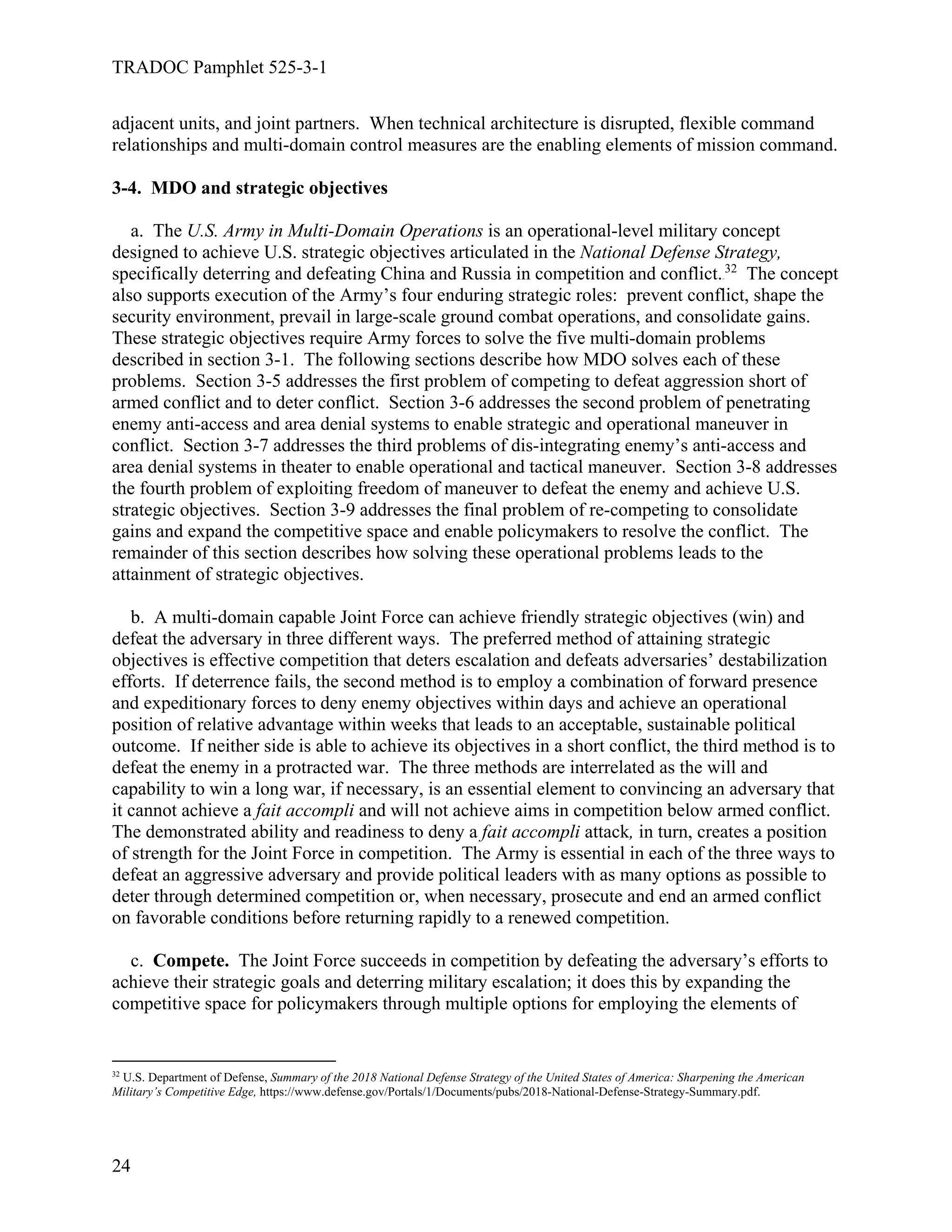 Army in multi domain operations 2028 | PDF