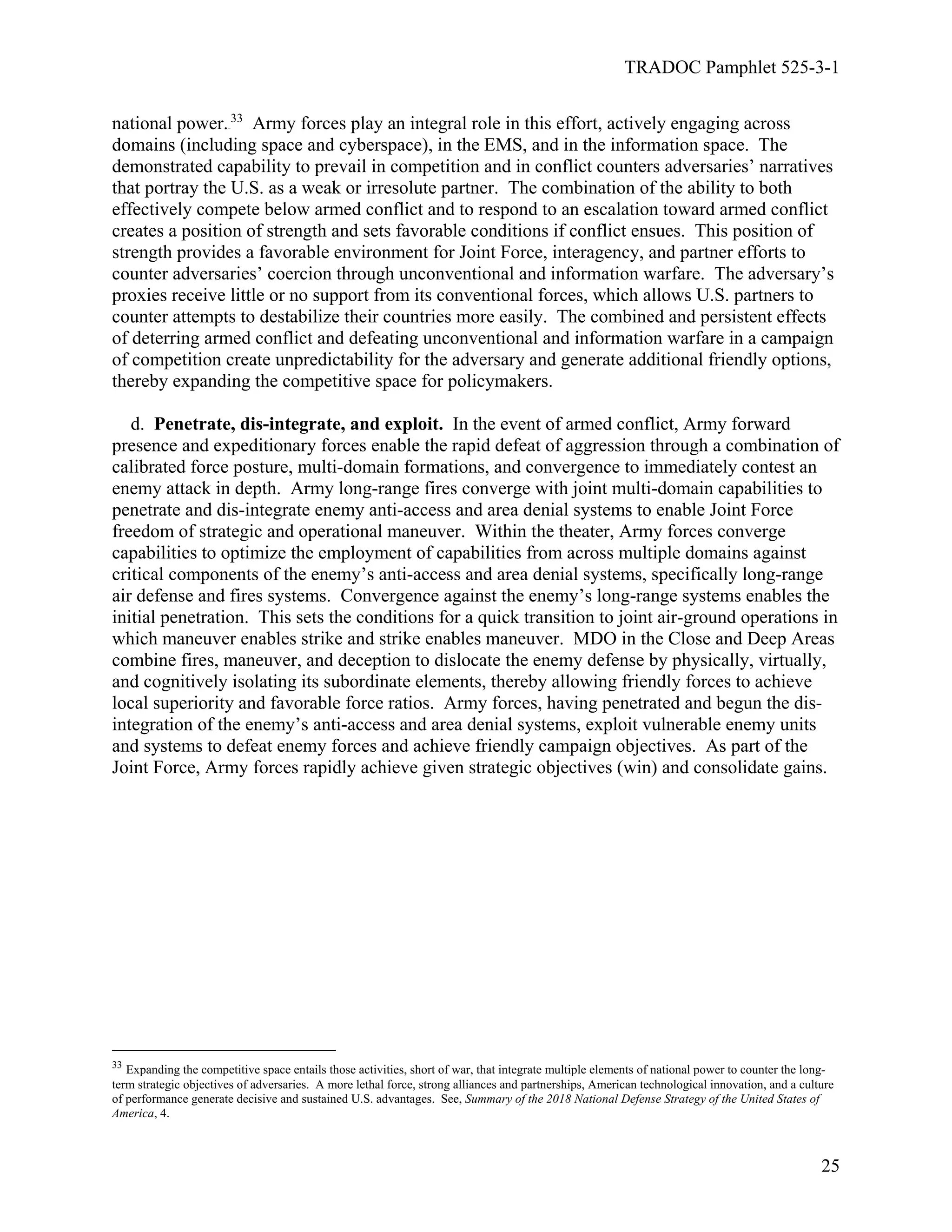 Army in multi domain operations 2028 | PDF