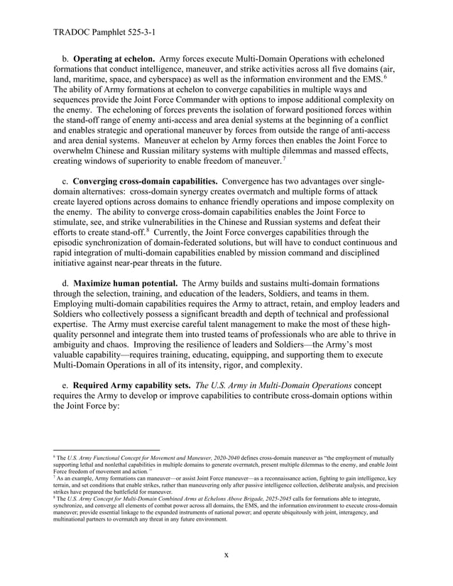 Army in multi domain operations 2028 | PDF | Defense Industry | Industries