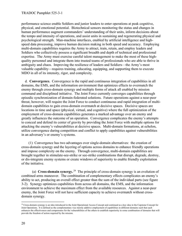 Army in multi domain operations 2028 | PDF | Defense Industry | Industries