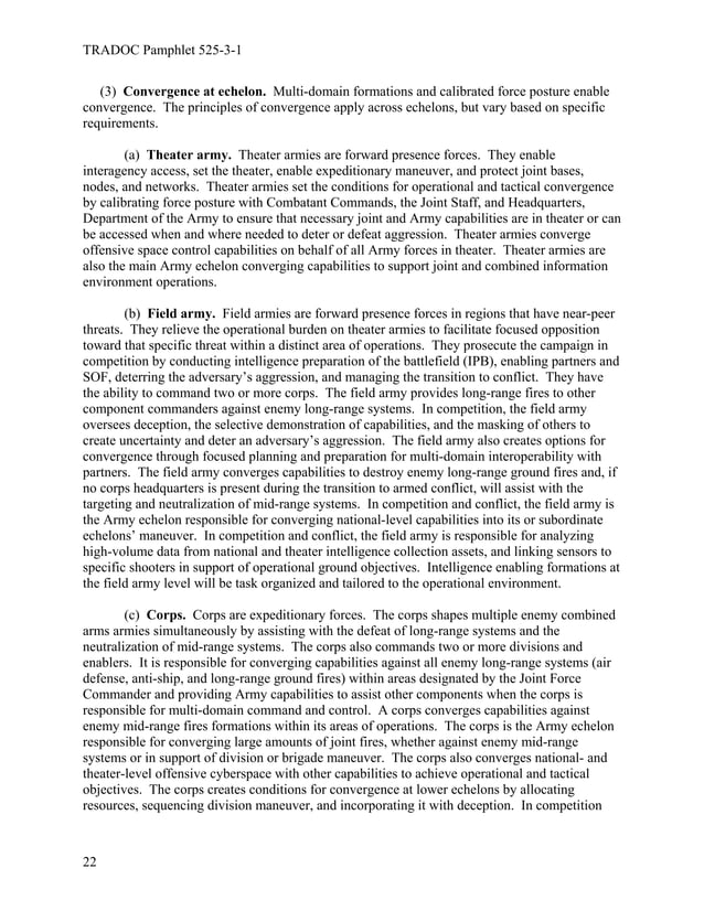 Army in multi domain operations 2028 | PDF | Defense Industry | Industries