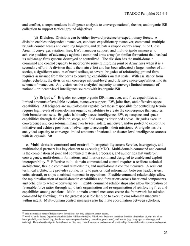 Army in multi domain operations 2028 | PDF | Defense Industry | Industries