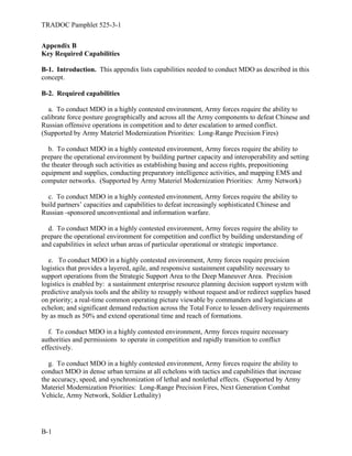 Army in multi domain operations 2028 | PDF