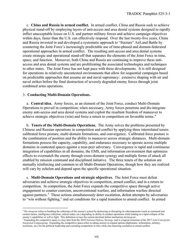 Army in multi domain operations 2028 | PDF | Defense Industry | Industries