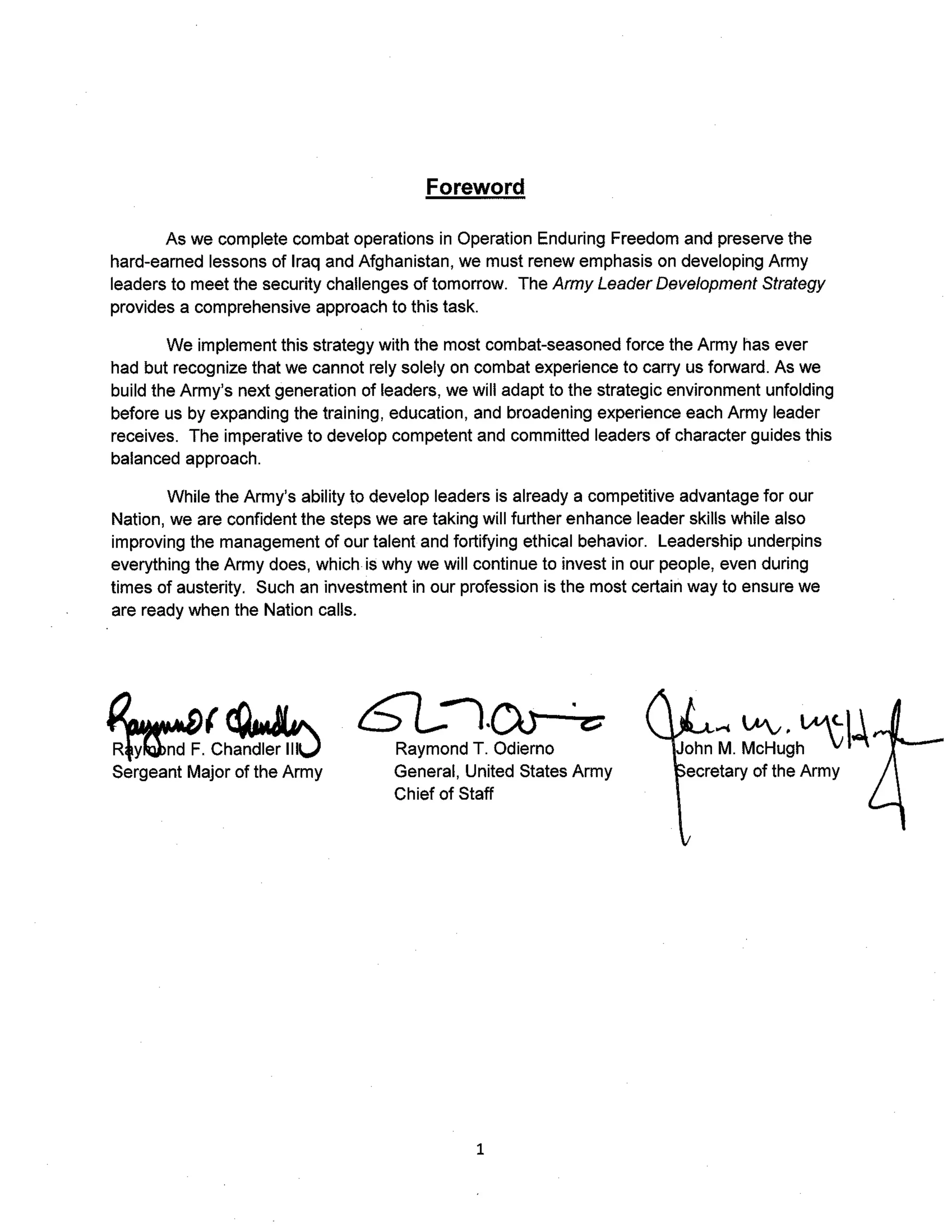 Army Leadership Development Framework | PDF | Defense Industry | Industries