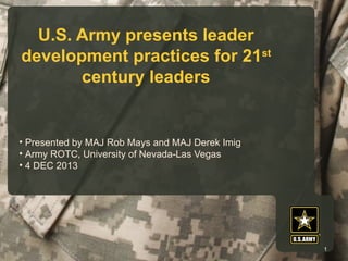 Army Leadership Development_VISION2013.pptx