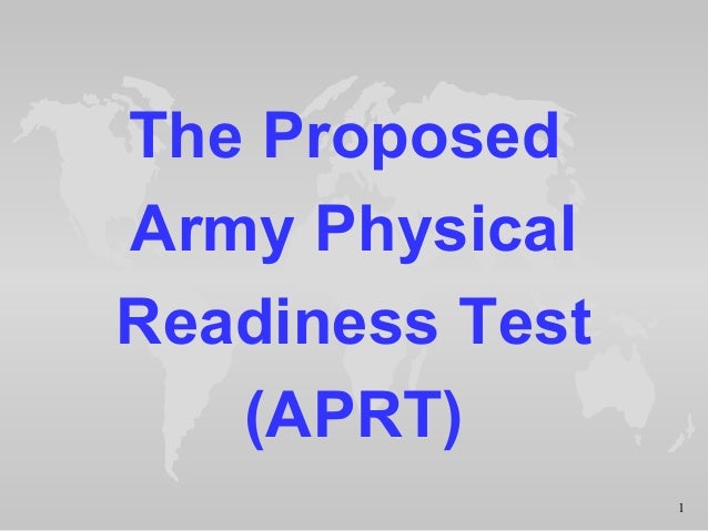 U.S. Army PRT Brief