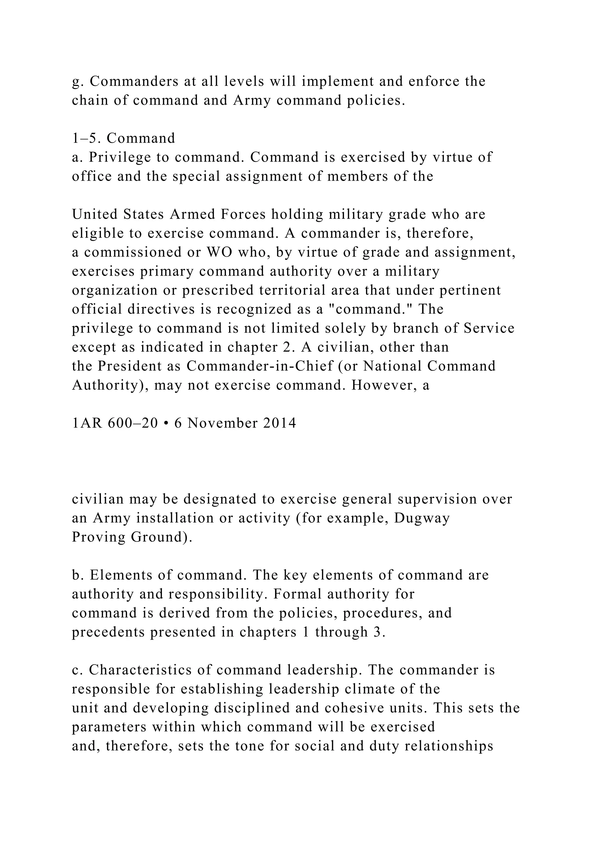 Army Regulation 600–20Personnel–GeneralArmyCommand.docx