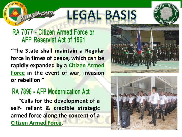 Army Reserve Force | PPT