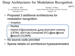 Radio Signal Classification with Deep Neural Networks | PPTX