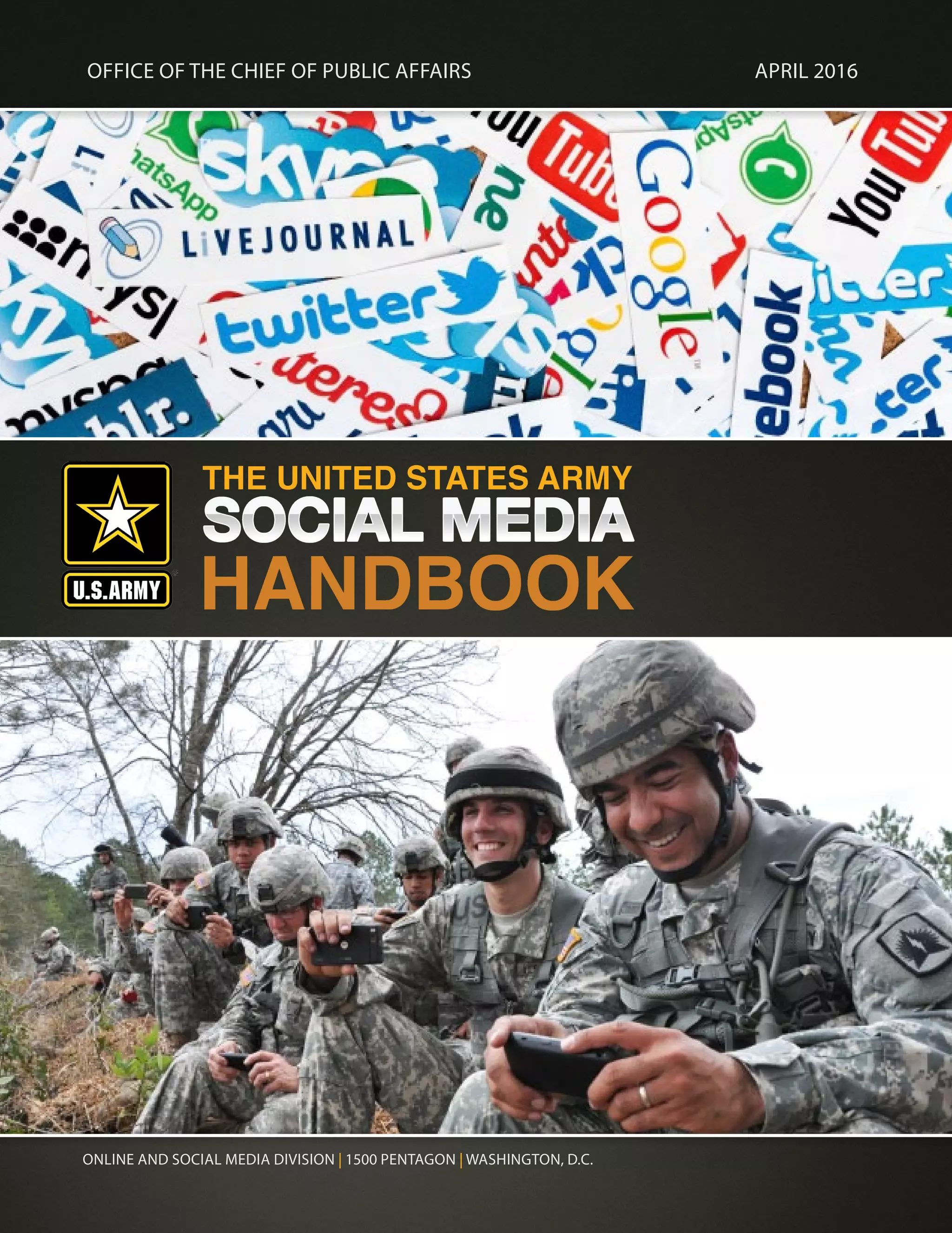 The United States Army Social Media Handbook 2016 | PDF