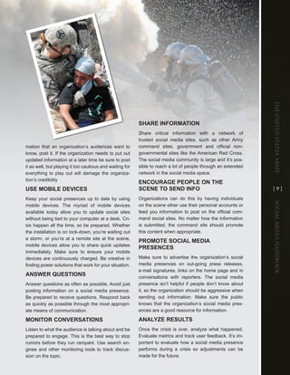 Army Social Media Handbook 2011 | PDF