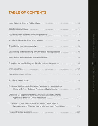 Army Social Media Handbook 2011 | PDF
