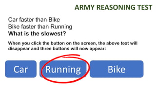 ARMY TESTS - How To PASS the (NEW) British Army Selection Tests that ...