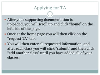 Army tuition assistance help | PPTX