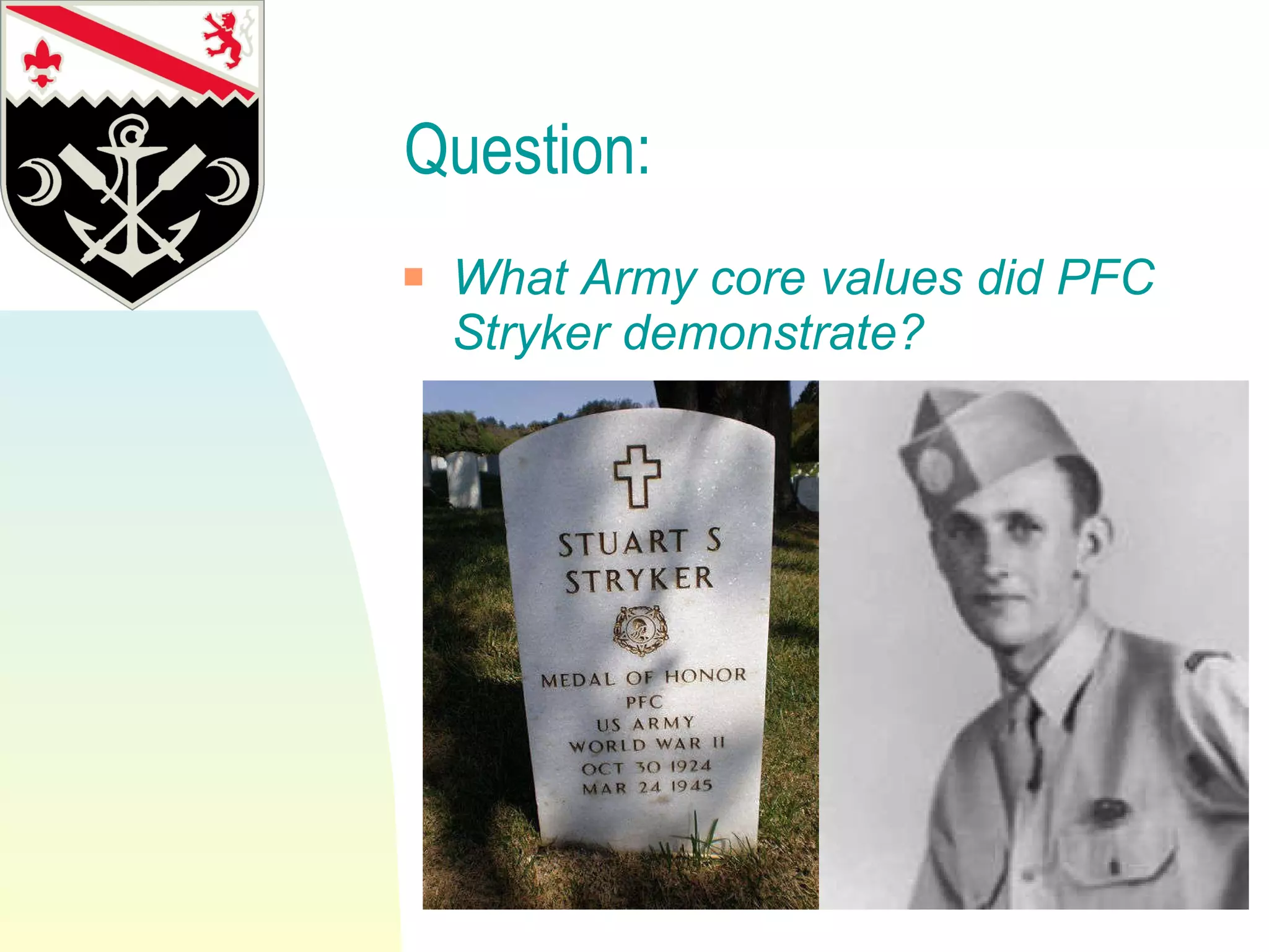 Army Values (Integrity | PPT