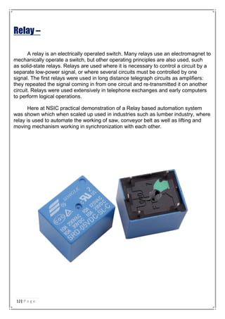 REPORT ON INDUSTRIAL AUTOMATION | PDF