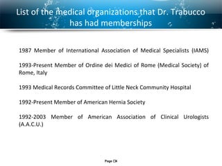 Arnaldo Trabucco - Member of Medical communities | PPT