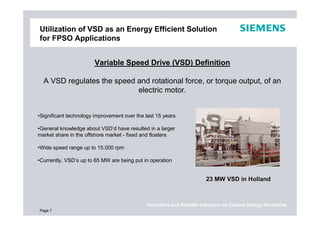 Energy Efficient Solutions for FPSO Applications | PDF
