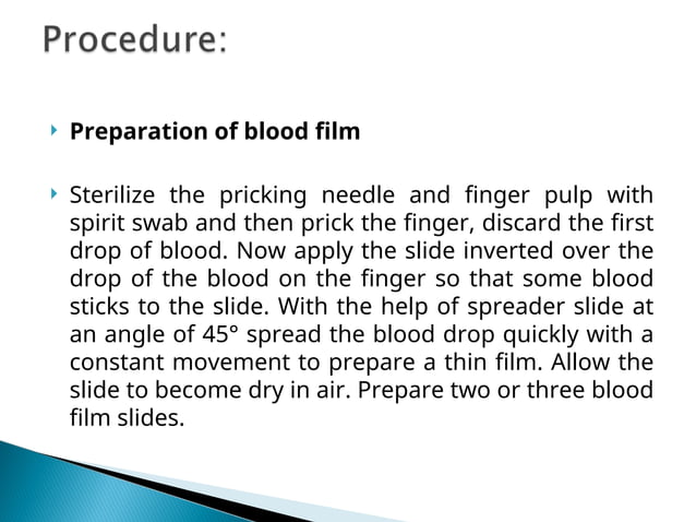 Arneth count Demonstration hematology presentation | PPT