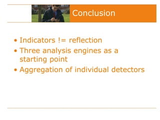 An Architecture for the Automated Detection of Textual Indicators of Reflection | PPT