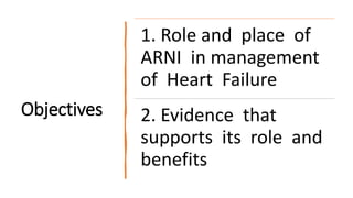 ARNI as new standard of care in Heart Failure | PPTX