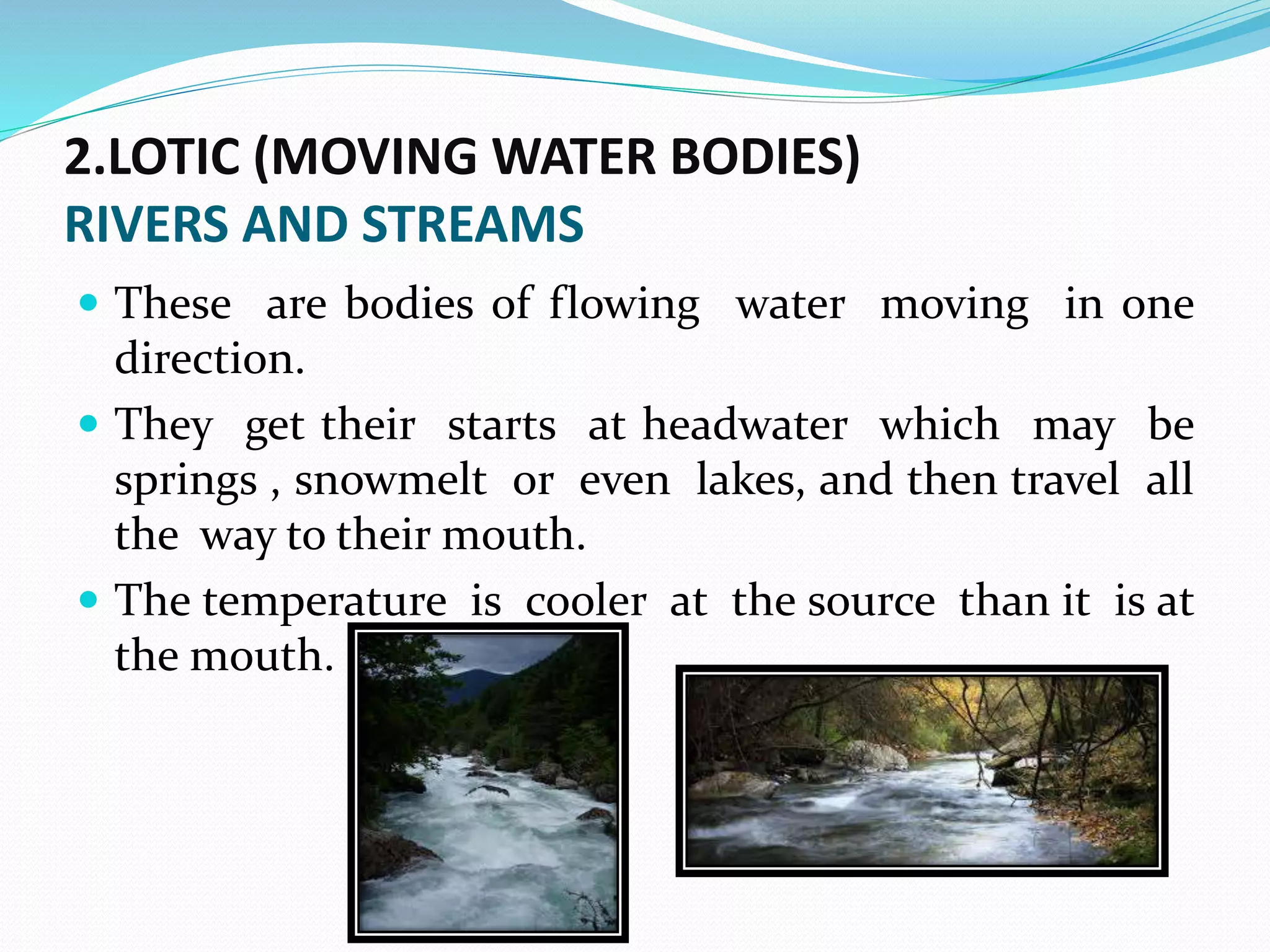 STRATIFICATION OF FRESHWATER ECOSYSTEMSTRATIFICATION OF FRESHWATER ...