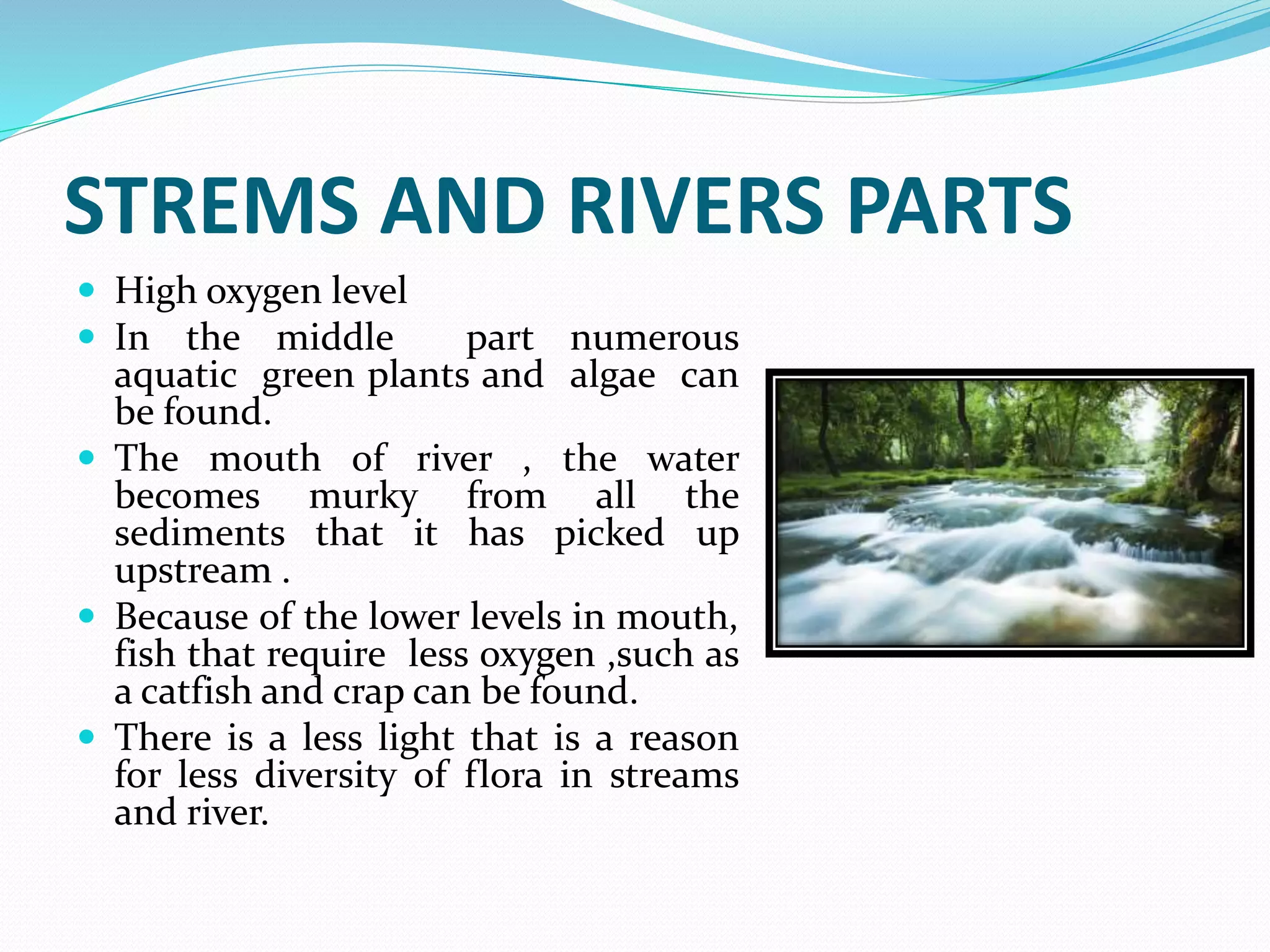 STRATIFICATION OF FRESHWATER ECOSYSTEMSTRATIFICATION OF FRESHWATER ...