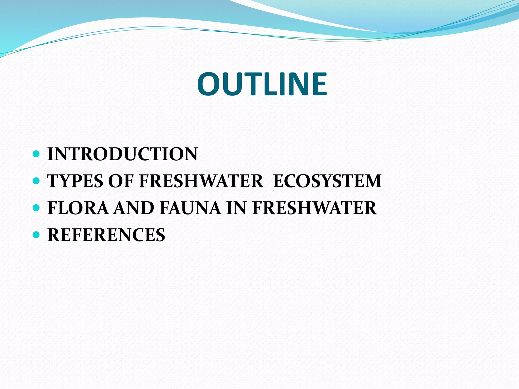 STRATIFICATION OF FRESHWATER ECOSYSTEMSTRATIFICATION OF FRESHWATER ...
