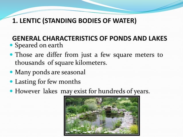 STRATIFICATION OF FRESHWATER ECOSYSTEMSTRATIFICATION OF FRESHWATER ...