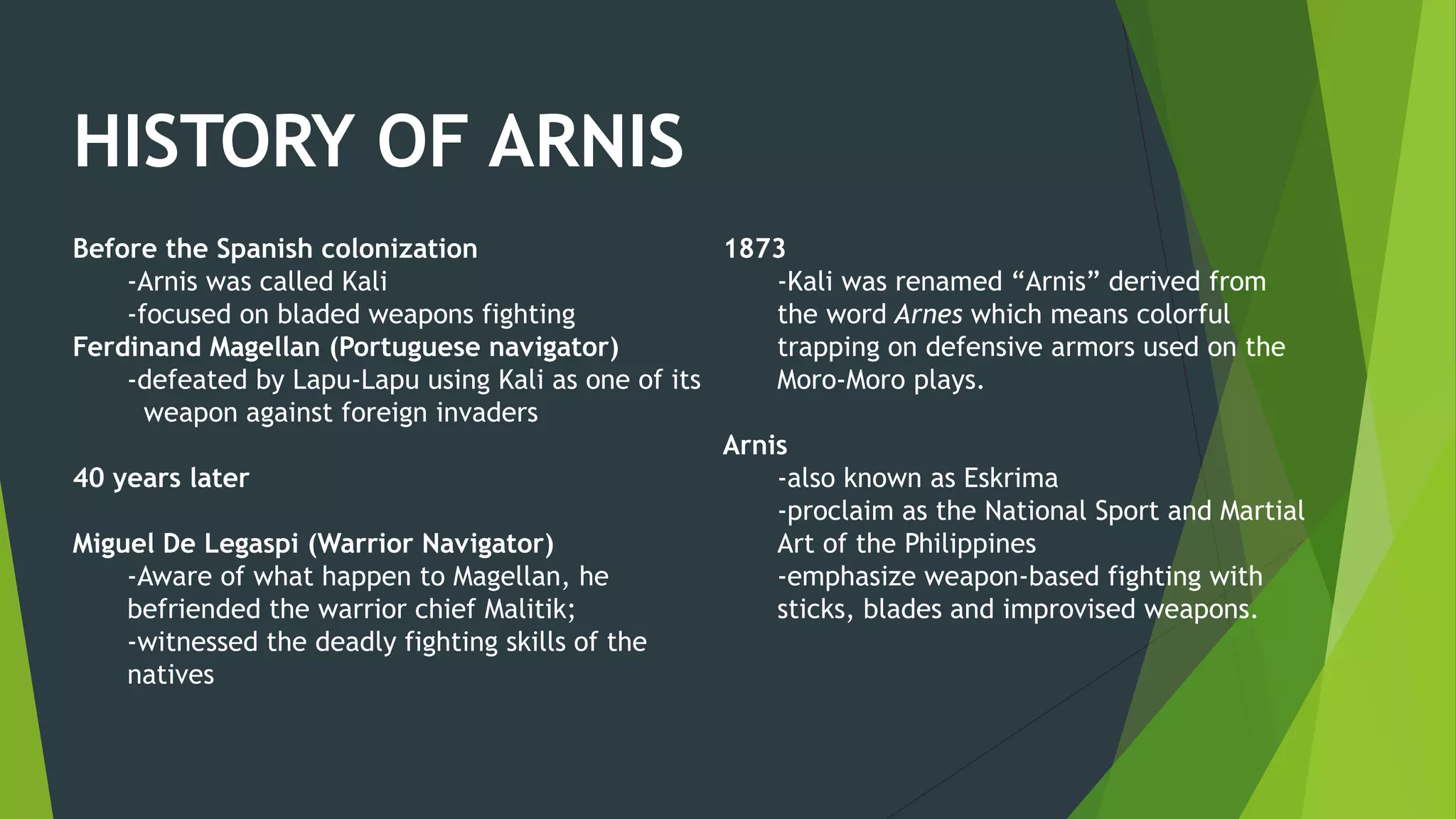 ARNIS | PPTX