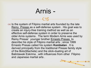 Arnis ppt