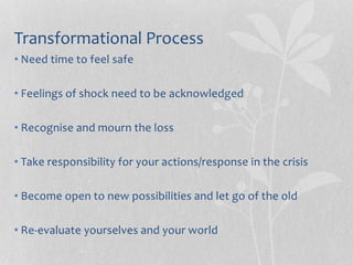 Transformation Through Existential Crisis | PPTX