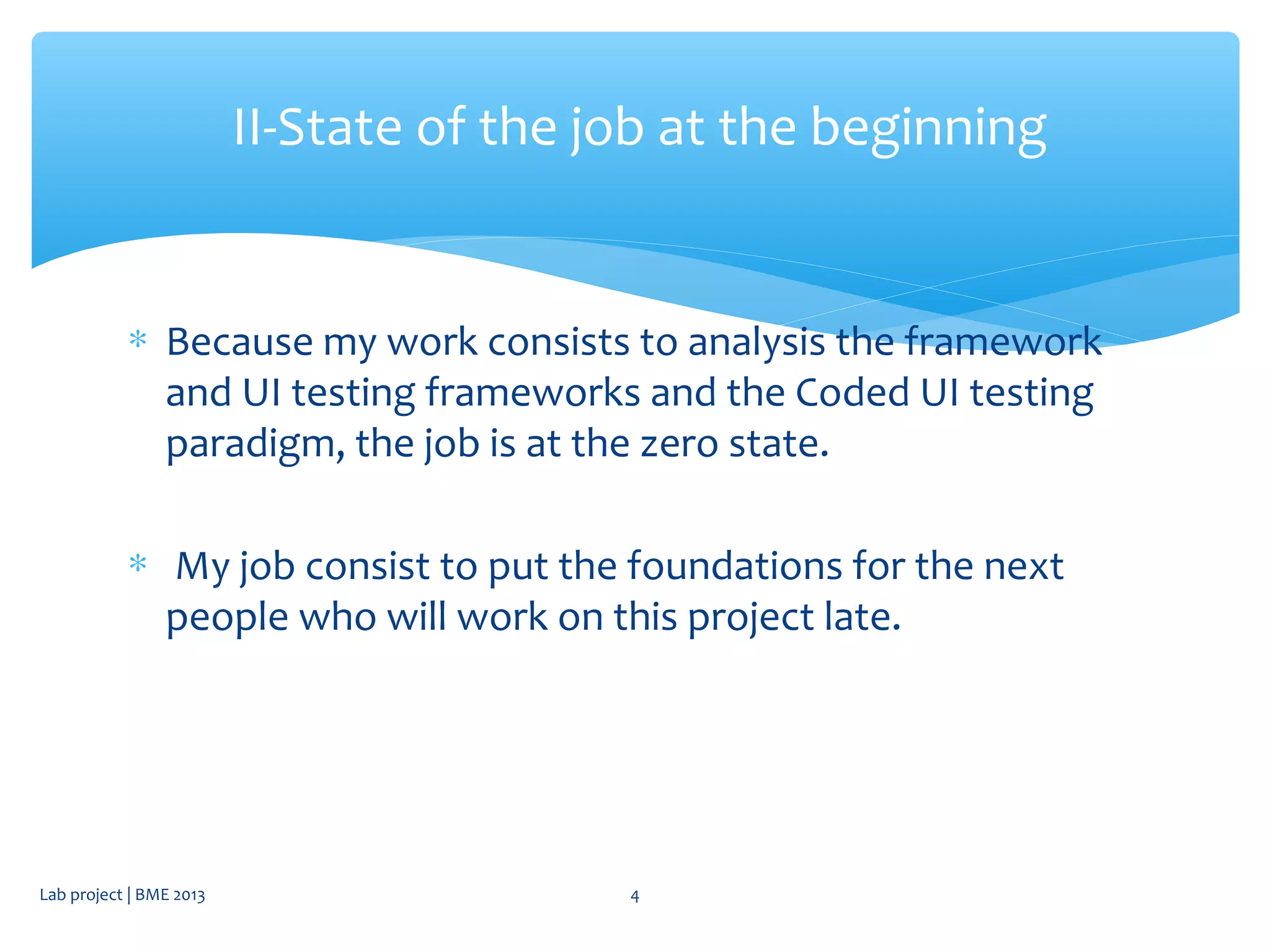 Ui Testing Frameworks And The Coded Ui Testing Paradigm Ppt