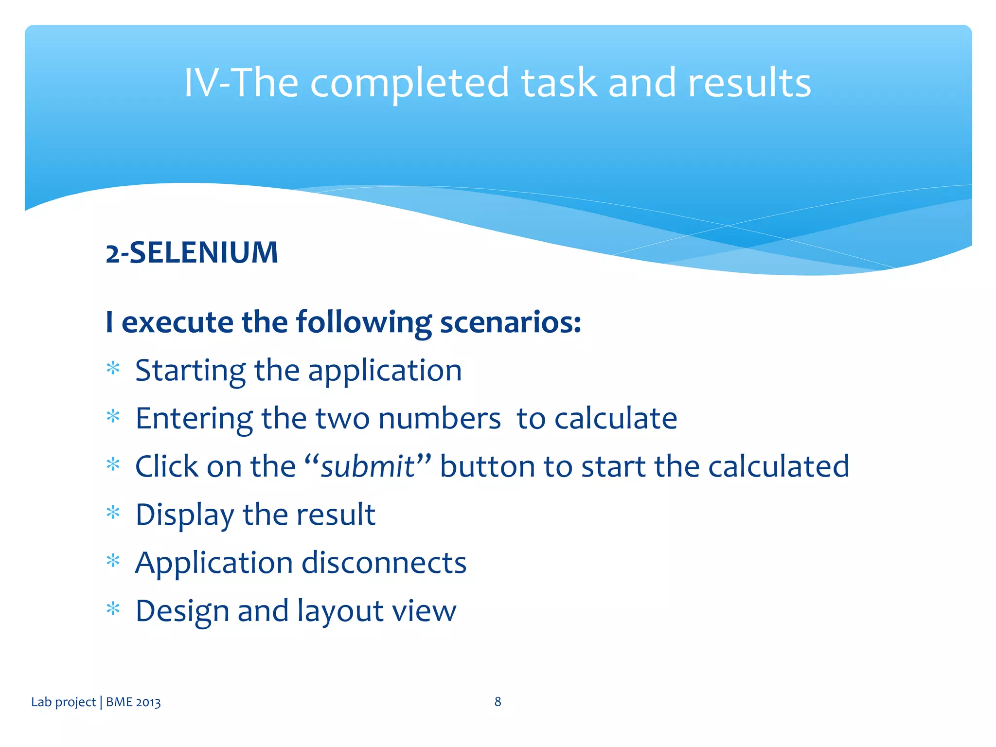 Ui Testing Frameworks And The Coded Ui Testing Paradigm Ppt