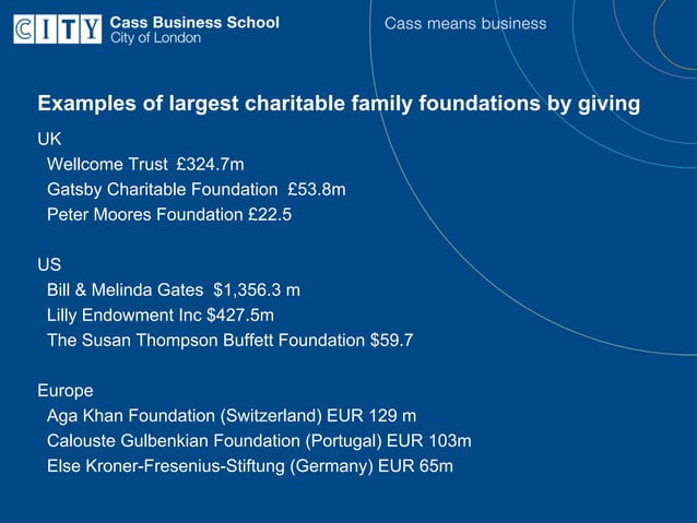 Family Foundations: international perspectives | PPT