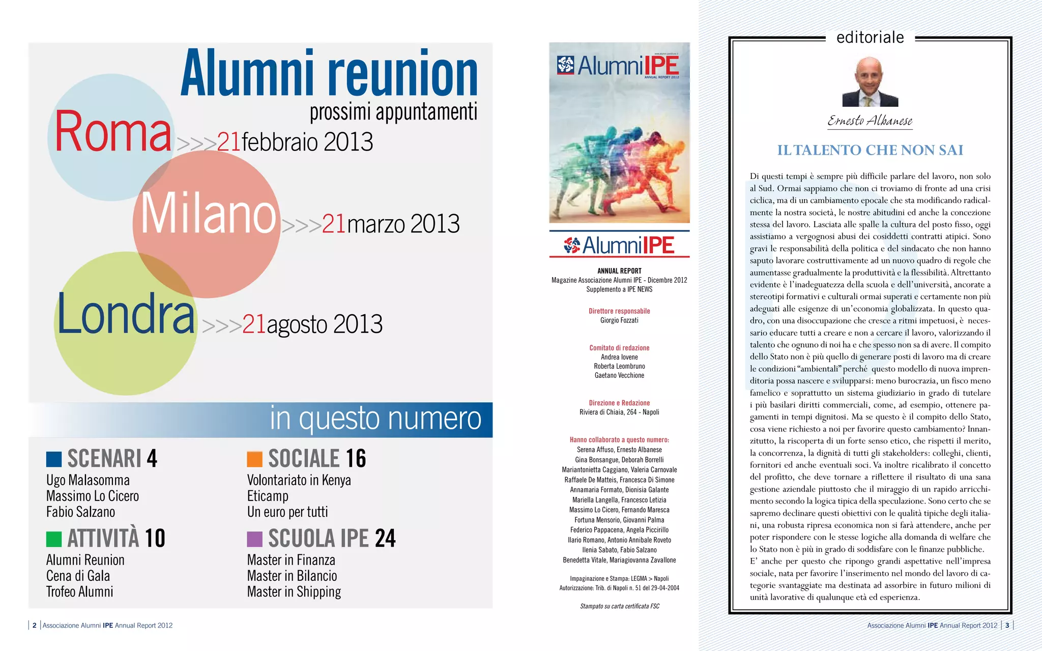 Annual Report Alumni IPE2012 | PDF