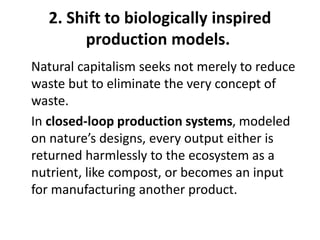 A Road Map For Natural Capitalism | PPTX