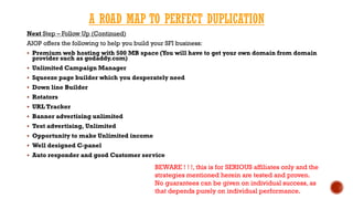 A Road Map To Perfect Duplication | PPT