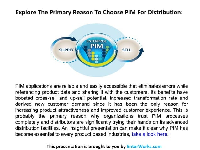 A roadmap for understanding how pim for distribution is profitable | PPS