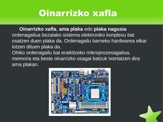 Aroa, josune ikt 1 (hardwarea) | ODP