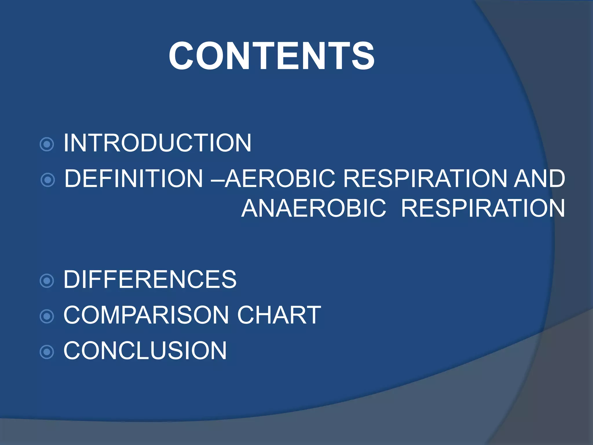 Arobic and anerobic respiration | PPTX