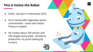 A robot called Voitto | PDF