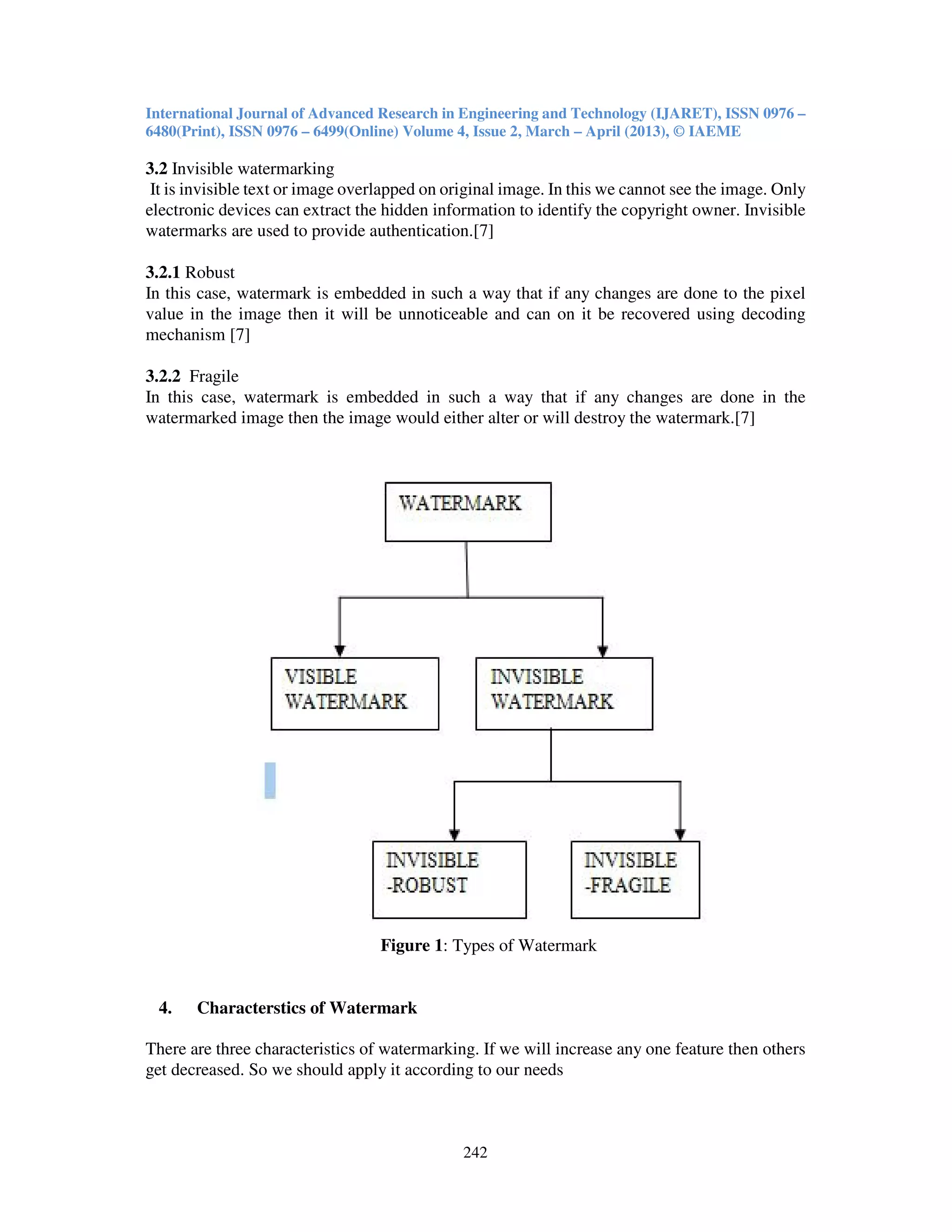 A robust and secure visible watermarking scheme based on multi | PDF