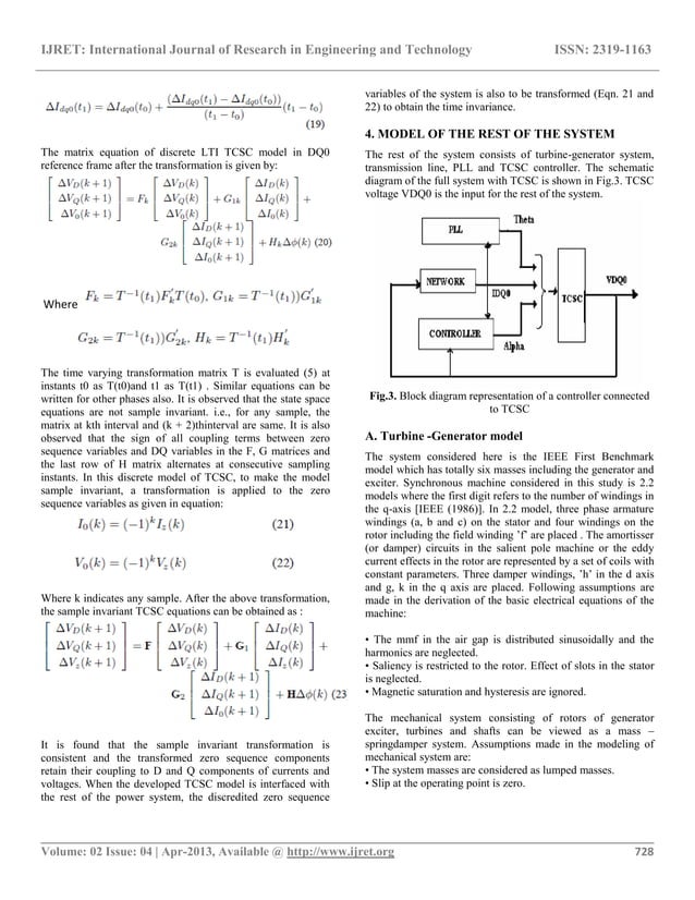 A Robust Dlqg Controller For Damping Of Sub Synchronous Oscillations In