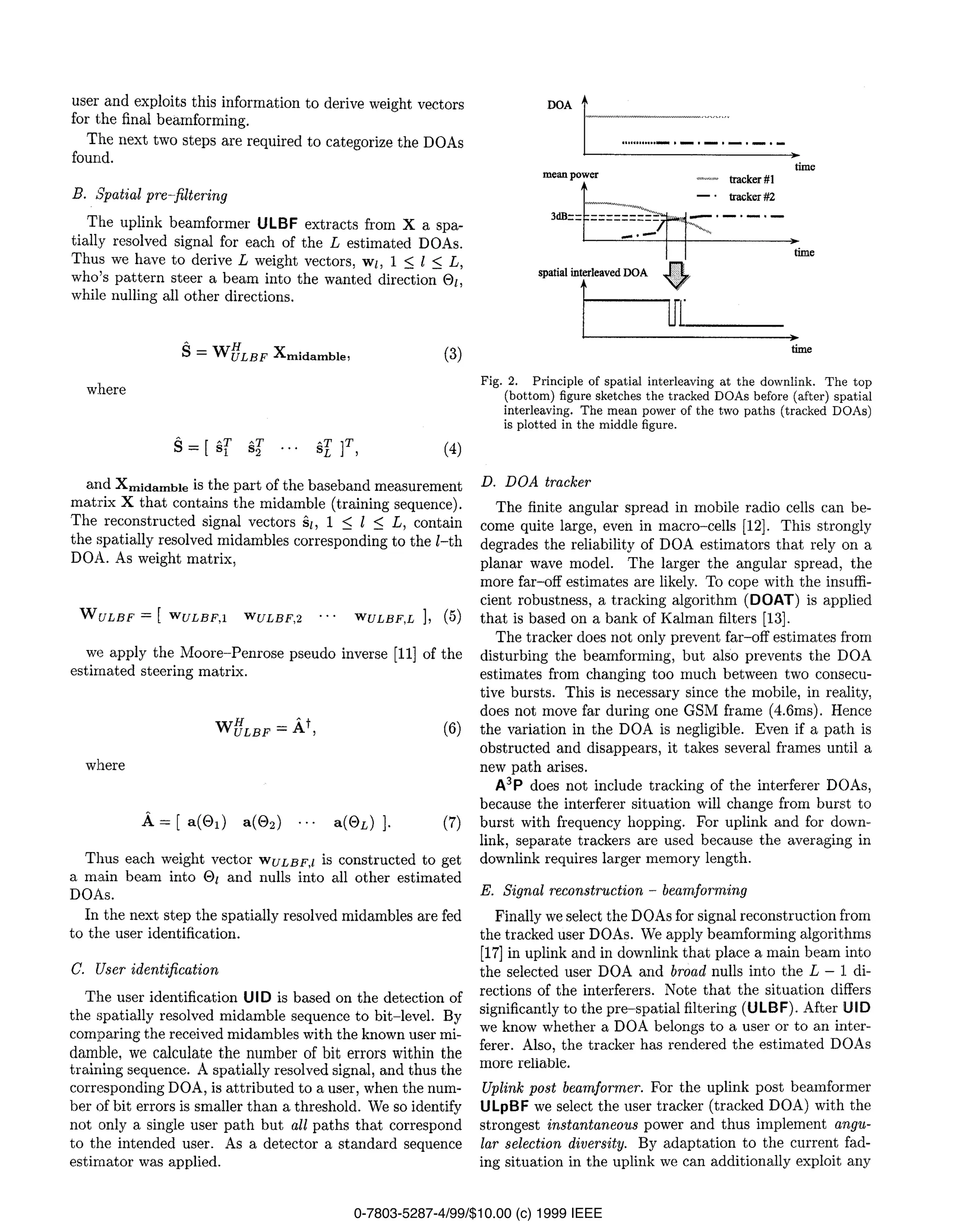 A robust doa–based smart antenna processor for gsm base stations | PDF